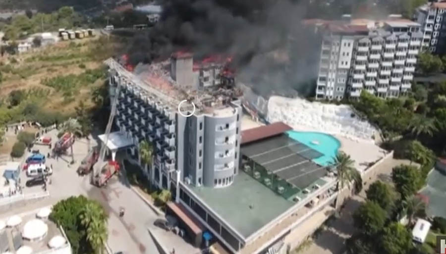 Antalya’da korkutan otel yangını | Turizm Güncel - Turizm Haberleri ...